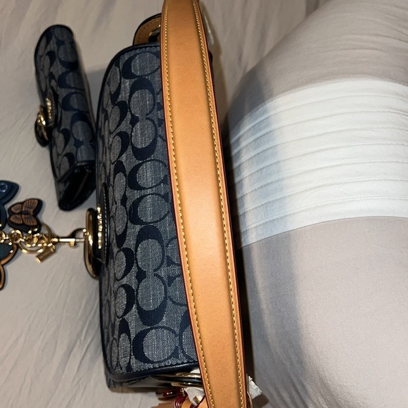 Coach | Bags | Coach Denim Shoulder Bag And Cross Body Bag | Poshmark